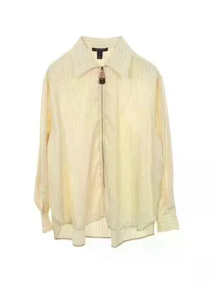 LOUIS VUITTON Striped Zip-up Shirt