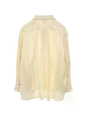 LOUIS VUITTON Striped Zip-up Shirt