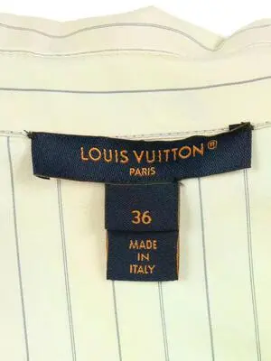 LOUIS VUITTON Striped Zip-up Shirt