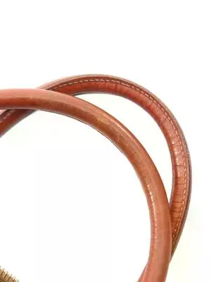 Celine Macadam Leather-trim Handbag