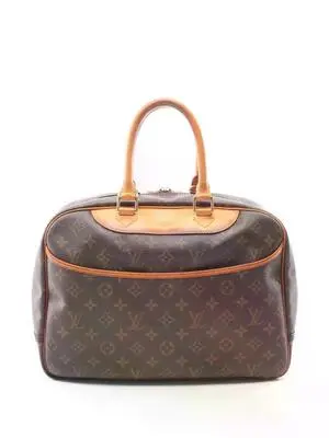 LOUIS VUITTON Monogram Canvas Deauville Tote Bag - Brown
