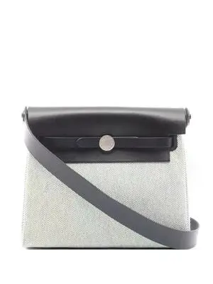 Hermès Herbag Zip Shoulder Bag - Green