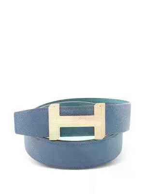 Hermès Constance Reversible Belt - Blue