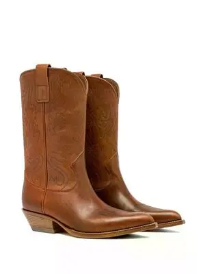 BUTTERO® Embroidered Leather Boots