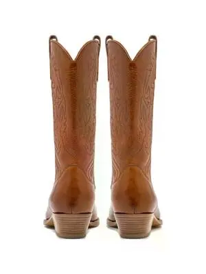 BUTTERO® Embroidered Leather Boots