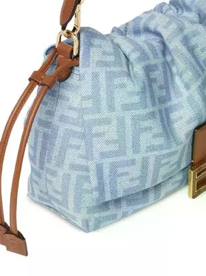 Fendi Baguette® Soft Medium Light Ff Denim Bag
