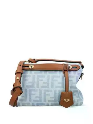 Fendi By The Way Soft Ff Jacquard Mini Bag - Blue