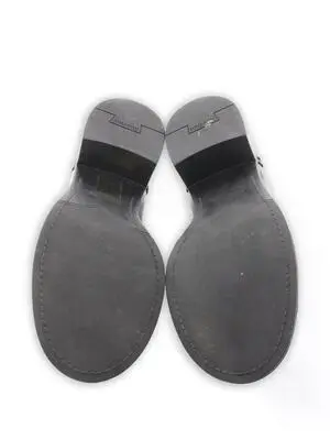 Miu Miu Brushed Leather Loafers