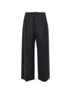 THESTROY Inno Pleated Wide-leg Trousers - Grey