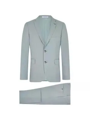 Tagliatore Single-breasted Wool Suit - Blue