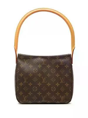 LOUIS VUITTON Monogram Looping Mm Shoulder Bag - Brown