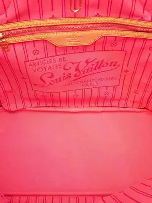 LOUIS VUITTON Monogram Roses Neverfull Mm Tote Bag