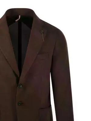 SANTANIELLO Chain-detail Single-breasted Blazer