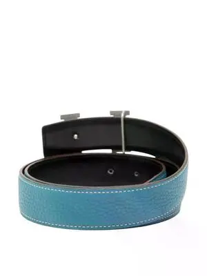Hermès 2004 Constance H Reversible Belt