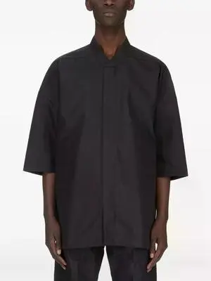 Rick Owens Ss Jumbo Faun Shirt - Black