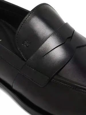 FABI British Penny-slot Almond-toe Loafers