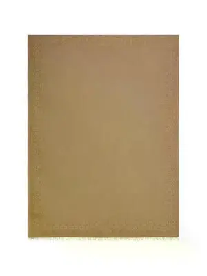 FERRAGAMO Gancini-pattern Frayed Scarf - Neutrals