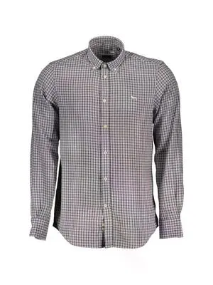 HARMONT & BLAINE Check-pattern Button-down Shirt