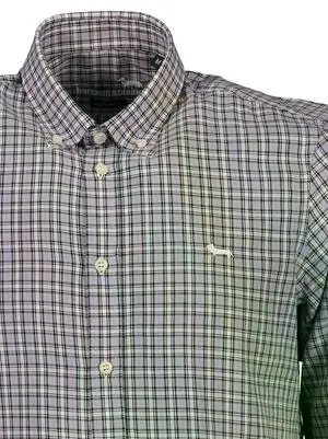 HARMONT & BLAINE Check-pattern Button-down Shirt