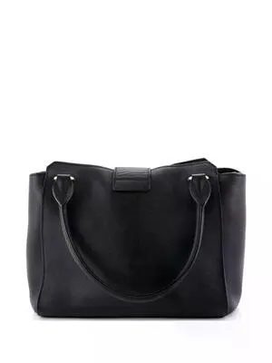 Burberry Buckle Leather Medium Tote Bag