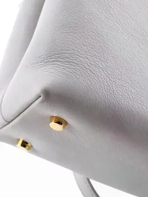 Celine Nino Top Handle Bag Leather Medium Satchel