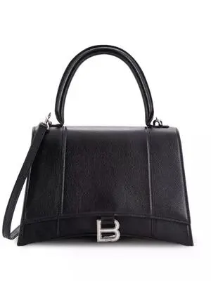 Balenciaga Hourglass Top Handle Bag - Black