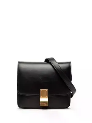 Celine Small Calfskin Classic Box Crossbody Bag - Black