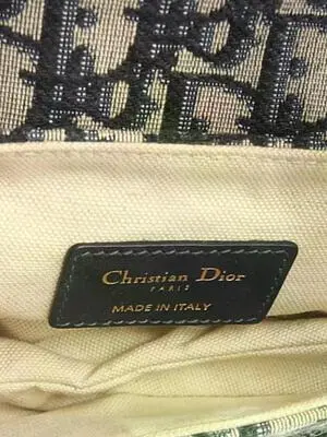 Dior Mini Oblique Canvas Saddle Bag Satchel