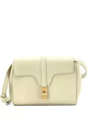 Celine Soft 16 Bag Smooth Calfskin Mini Crossbody Bag - Green