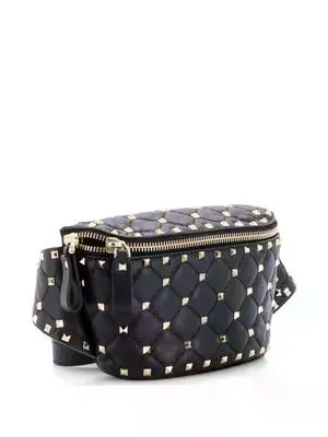 Valentino Garavani Rockstud Spike Quilted Leather Belt Bag