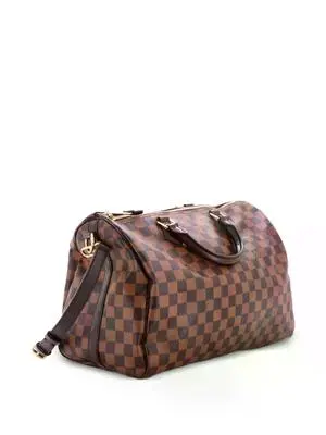 LOUIS VUITTON Speedy Bandouliere 35 Satchel Bag - Brown