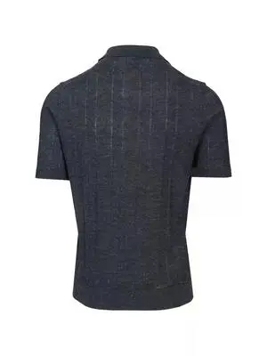 AL DUCA D’AOSTA 1902 Ribbed-knit Polo Shirt