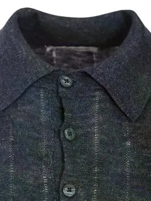AL DUCA D’AOSTA 1902 Ribbed-knit Polo Shirt