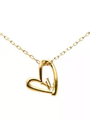 LOUIS VUITTON Fall In Love Pendant Necklace - Gold