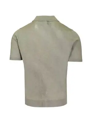 AL DUCA D’AOSTA 1902 Ribbed-trim Polo Shirt - Green