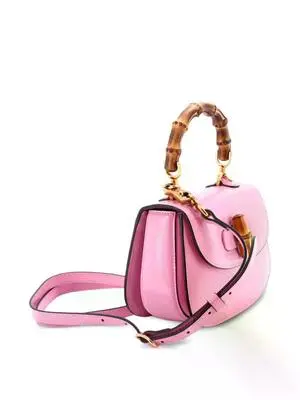Gucci Bamboo 1947 Top Handle Bag Leather Mini Shoulder Bag