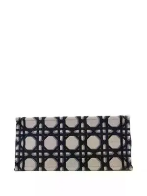 Dior Book Macrocannage Canvas Medium Tote Bag