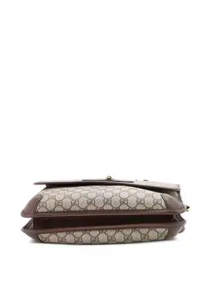 Gucci Gg Coated Canvas Messenger Bag - Brown