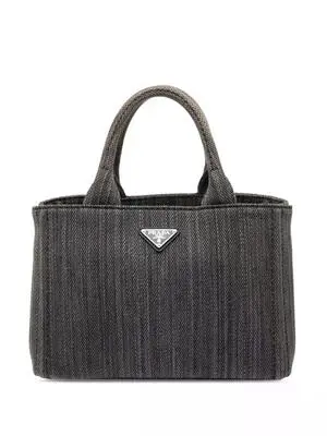Prada Canapa Satchel - Grey