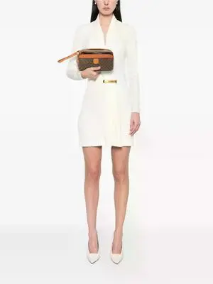 Celine Macadam Coated Canvas Clutch Bag
