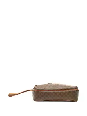 Celine Macadam Coated Canvas Clutch Bag