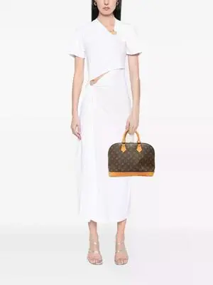 LOUIS VUITTON Monogram Alma Pm Handbag