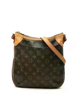 LOUIS VUITTON Monogram Odeon Pm Crossbody Bag - Brown