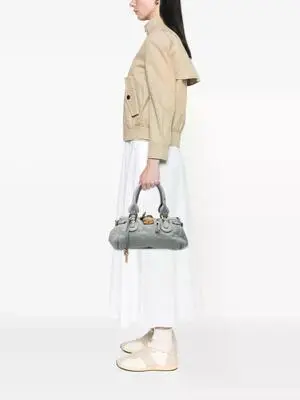 Chloé Paddington Leather Handbag - Blue