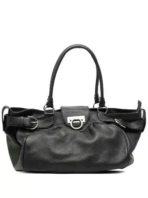 FERRAGAMO Leather Gancini Marisa Handbag