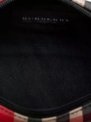 Burberry Exploded Check Canvas Pouch