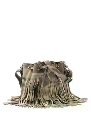 Saint Laurent Small Emmanuelle Bucket Bag - Brown