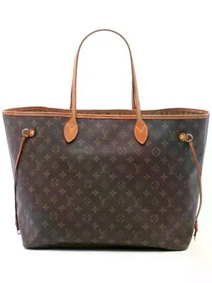 LOUIS VUITTON Monogram Neverfull Gm Tote Bag - Brown