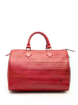 LOUIS VUITTON Epi Speedy 30 Boston Bag - Red
