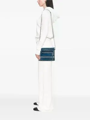 Valentino Garavani Rockstud Triple Zip Crossbody Bag